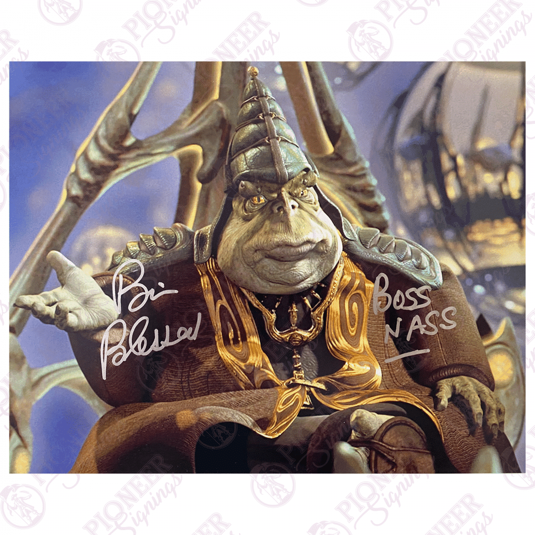 Star Wars: The Phantom Menace Boss Nass 8" x 10" Print signed by Brian ...
