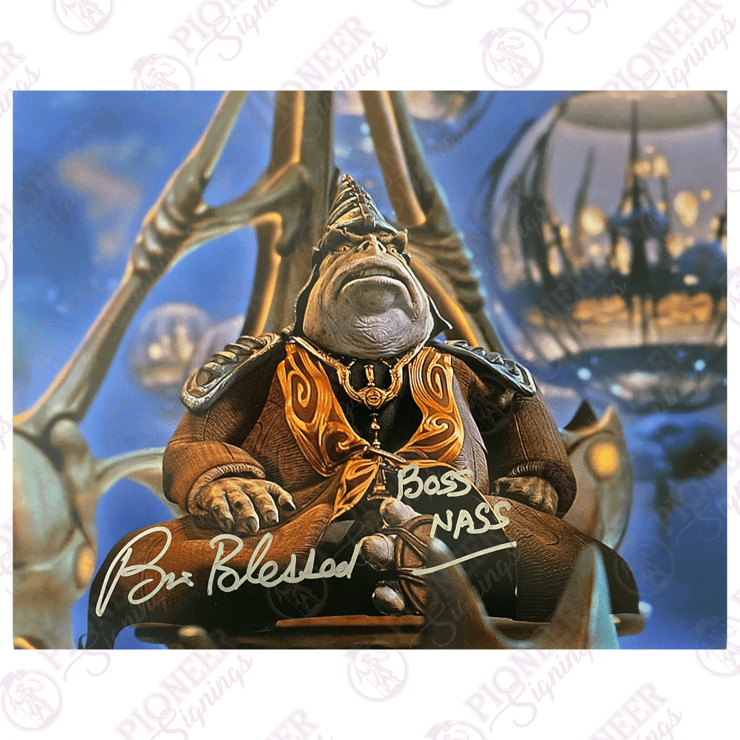 Star Wars: The Phantom Menace Boss Nass Throne 8" x 10" Print signed by ...