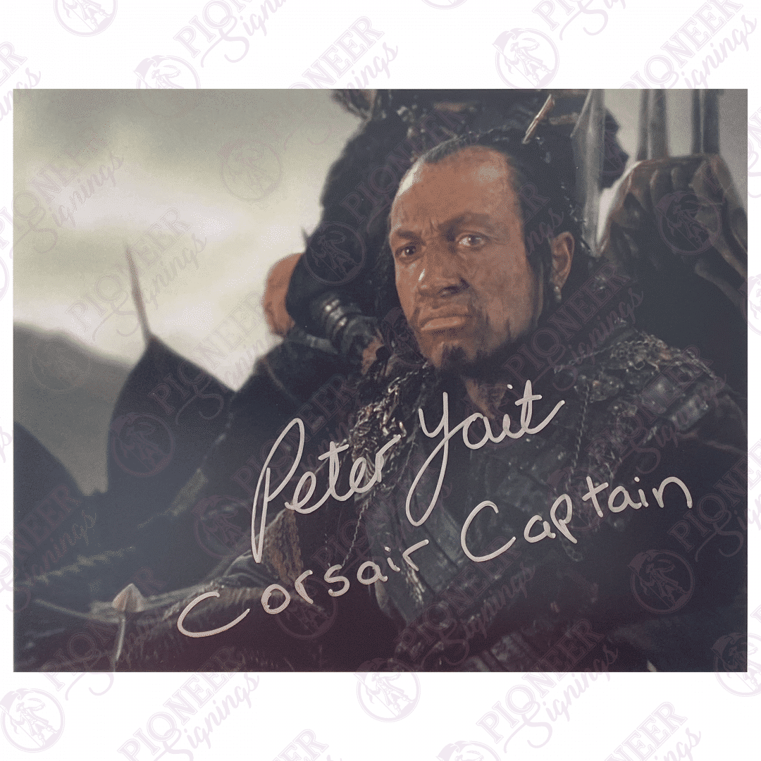 Lord of the Rings: Corsair Captain 8" x 10" Print Signed by Peter Tait ...