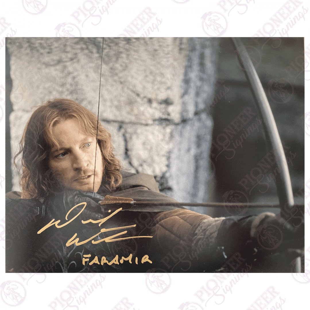 Lord of the Rings: Faramir 'Archer' 8" x 10" Print Signed by David ...