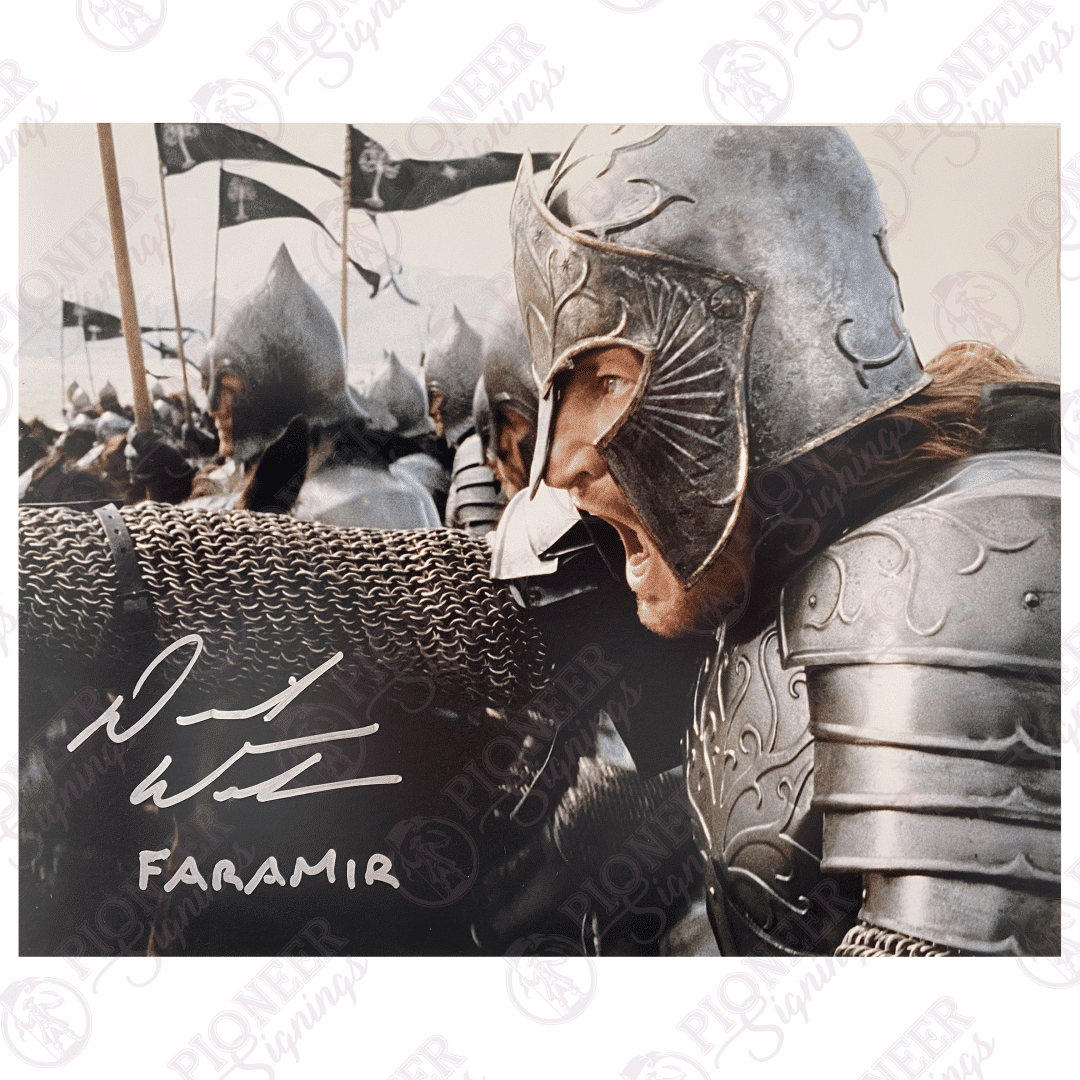Lord of the Rings: Faramir 'Charge' 8" x 10" Print Signed by David ...