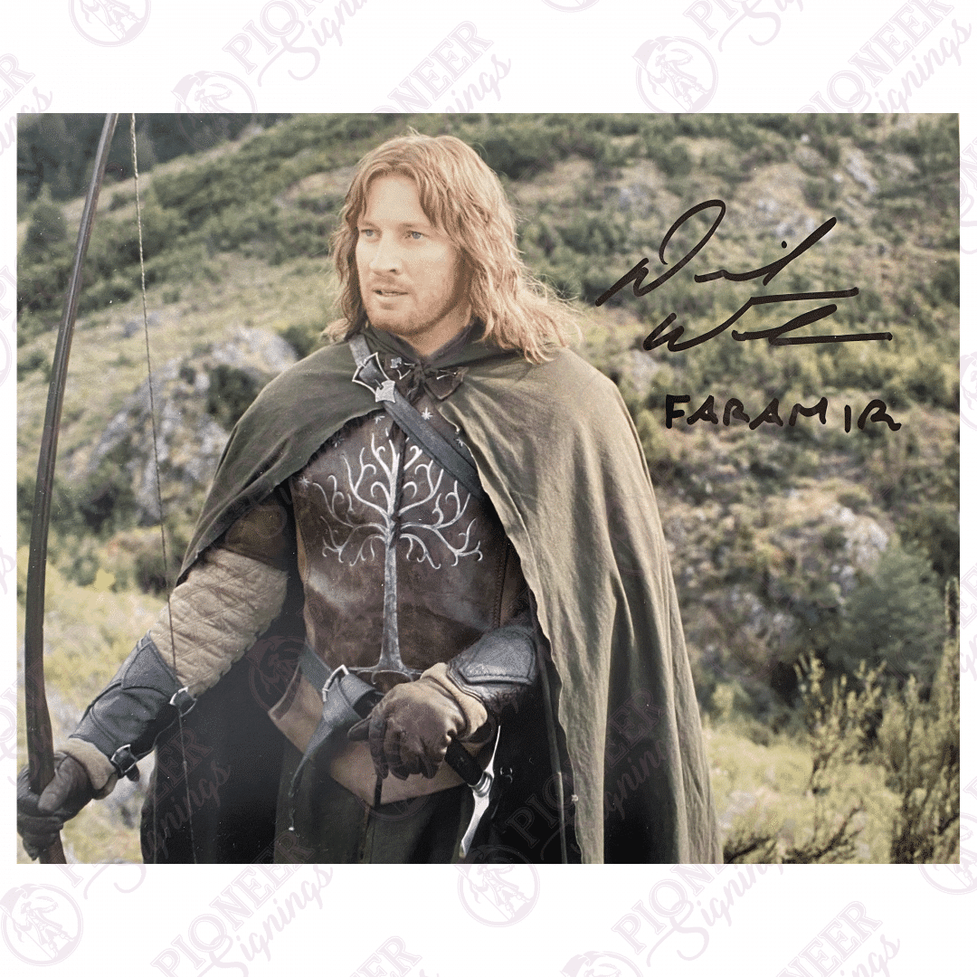 Lord of the Rings: Faramir 'Ranger' 8" x 10" Print Signed by David ...