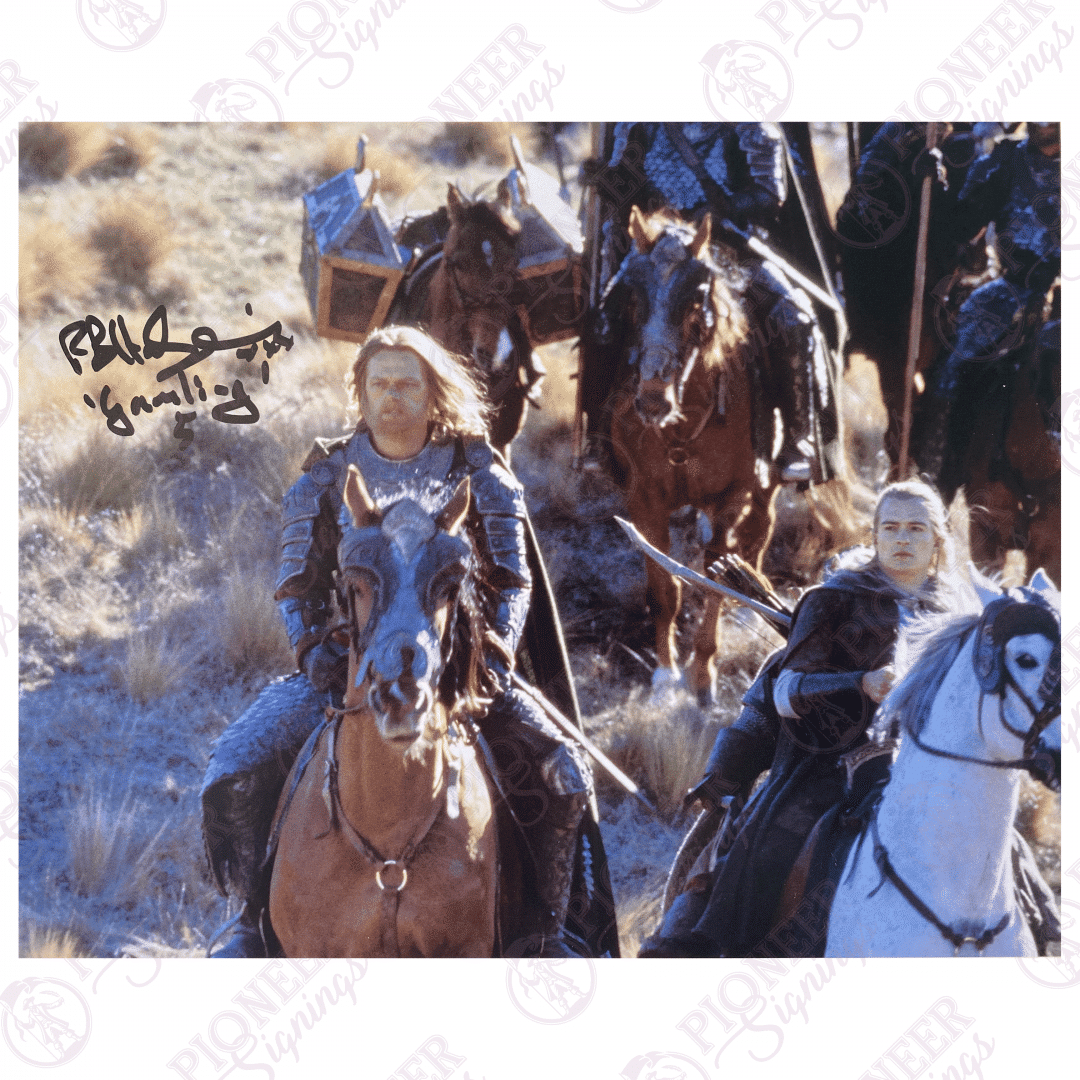 Lord of the Rings: Gamling 8" x 10" Print Signed by Bruce Hopkins ...