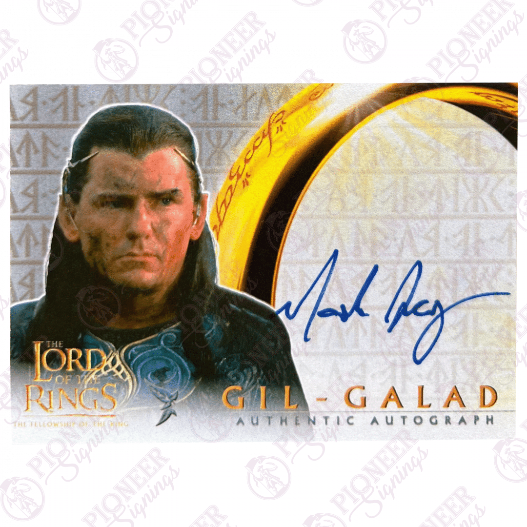 The Lord of the Rings 'Gil-Galad' Custom Trading Card signed by Mark Ferguson (CoA optional ...