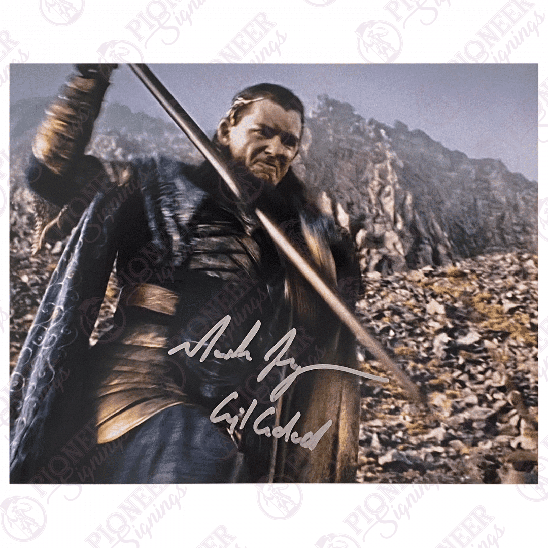 Lord of the Rings: Gil-galad 'Spear' 8" x 10" Print Signed by Mark ...