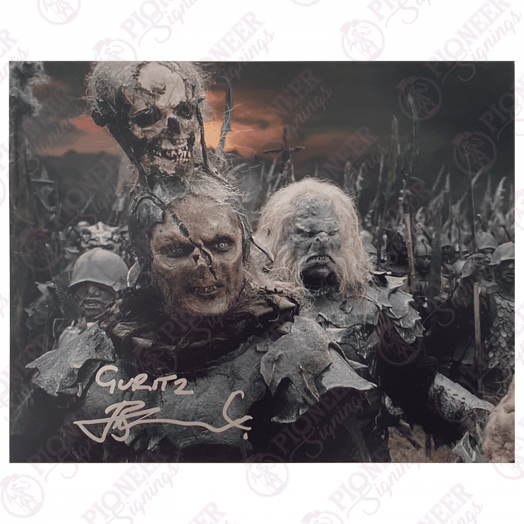 Lord of the Rings: Guritz 'Battle' 8" x 10" Print Signed by Joel Tobeck ...