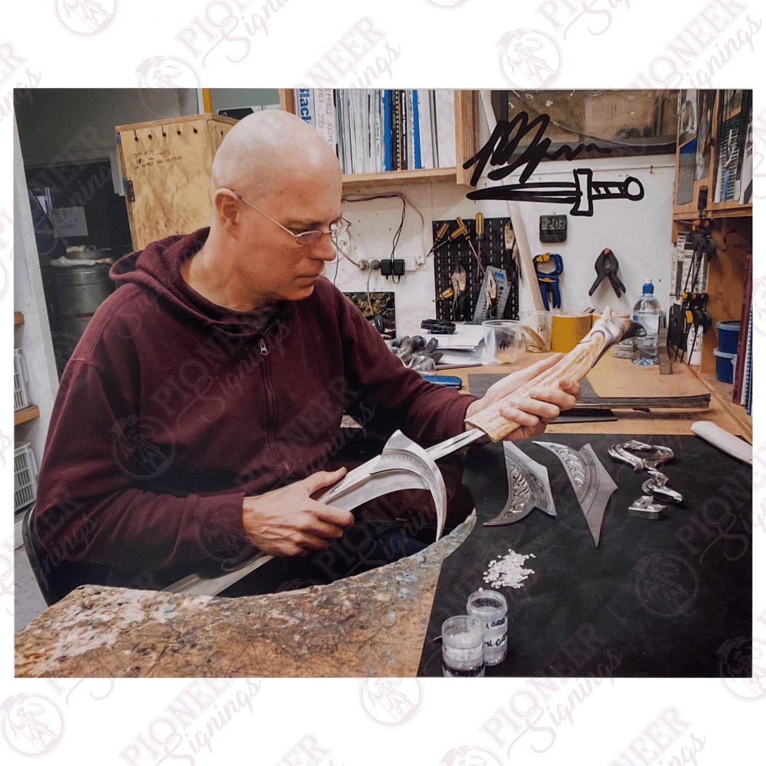The Lord of the Rings: Weta Workshop 'Orcrist' 8" x 10" Print Signed by ...