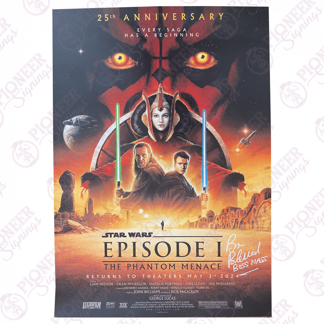Star Wars Episode I: The Phantom Menace original 25th Anniversary A3 ...