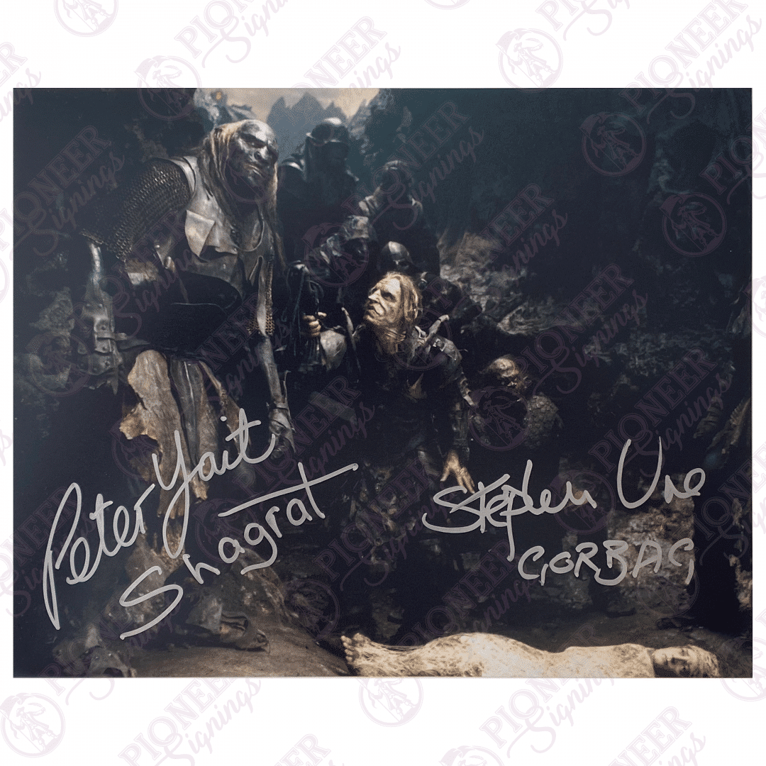Lord of the Rings: Shagrat & Gorbag 8" x 10" Print Signed by Peter Tait ...