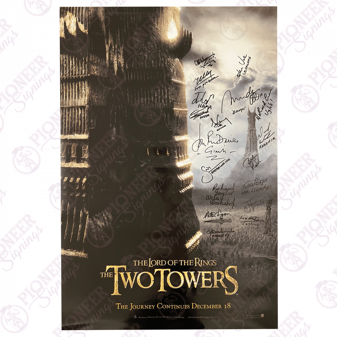 The Lord of the Rings: The Two Towers Signed Original 'Towers' Teaser ...